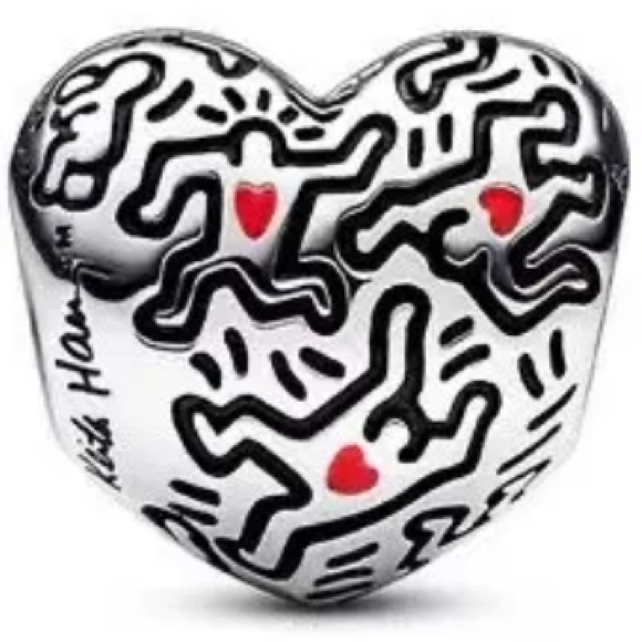 Morino | Jewelry | Keith Haring X Line Art People Charm | Poshmark